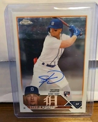 2023 Topps Chrome - Rookie Autographs #RA-SW Steele Walker (AU, RC) | eBay