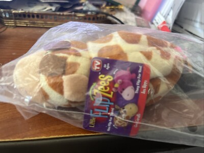 FlipZees 5.5" Plush Jungle animals Giraffe Purple Hippo stuffed animal ...