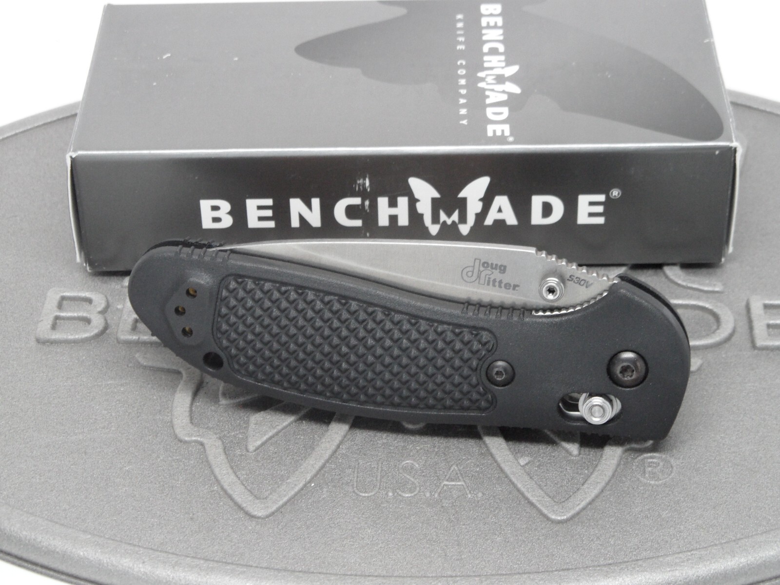 Benchmade 552-400 Griptilian Doug Ritter RSK S30V AXIS Survival Folding ...