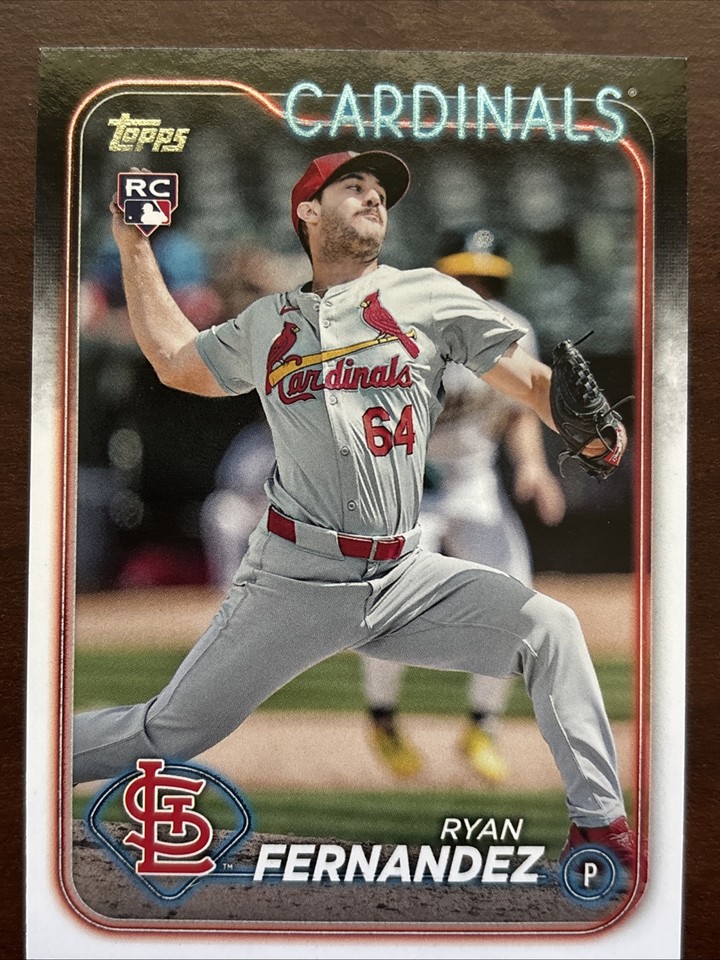 Ryan Fernandez St. Louis Cardinals 2024 Topps Update Rookie Card US111 ...
