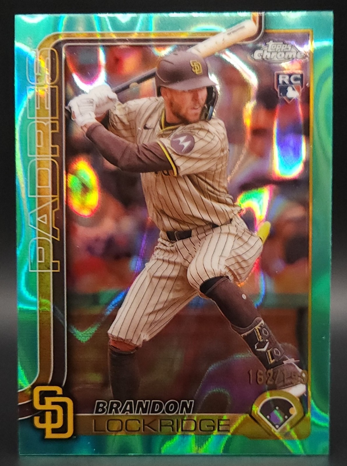 Brandon Lockridge 2025 Topps Chrome #106 Aqua Lava Refractor /199 Price ...