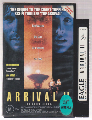 RARE VHS Video Tape ARRIVAL II Ex-Rental Big Box Eagle Video Ezy | eBay Australia