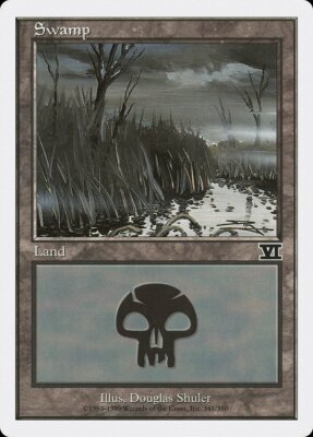 Swamp (341) 6th Edition NM Basic Land MAGIC THE GATHERING MTG CARD ...