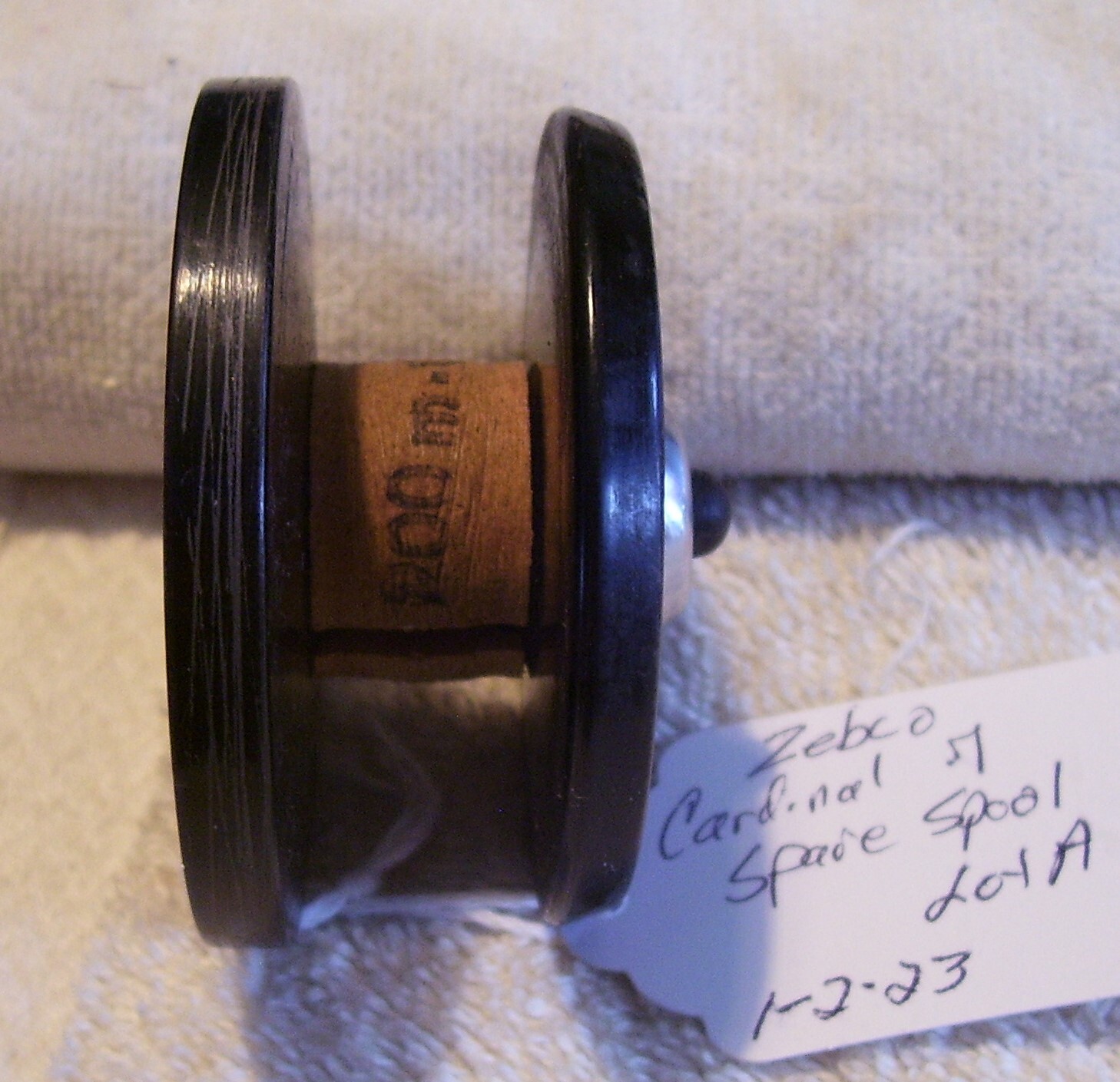 {1223} VINTAGE ZEBCO CARDINAL 7 SPARE SPOOL FOR REEL SEE ALL PICS LOT A ...
