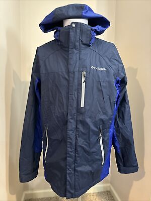 Columbia Sportswear Hooded Size M Jacket Coat Blue Columbia Sportswear Hooded Size M Jacket Coat Blue