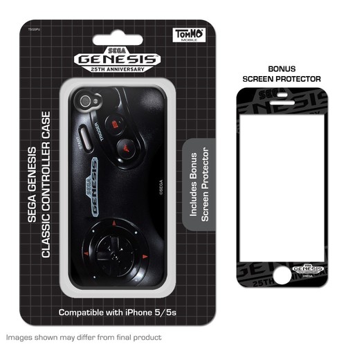 iPhone 5/5s Silicon Case with Screen Protector (Sega Genesis ...