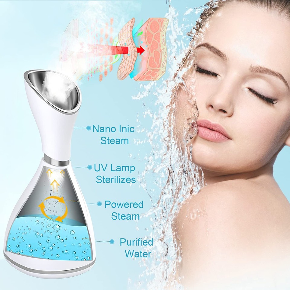 Facial Steamer for Face, Face Steamer for Facial Deep Cleaning, Face ...