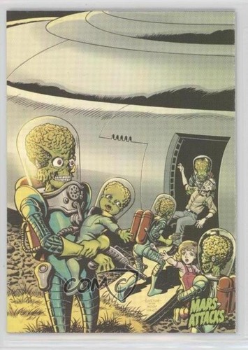 2015 Topps Mars Attacks: Occupation Art of Attacks Rainbow Foil 1/1 ...