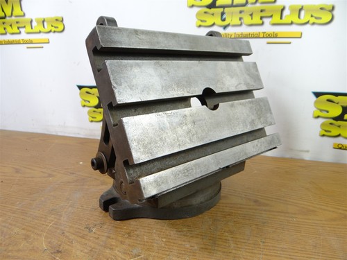 CAST IRON TILTING T-SLOT TABLE 8" X 12" WITH GRADUATED SWIVEL BASE | eBay