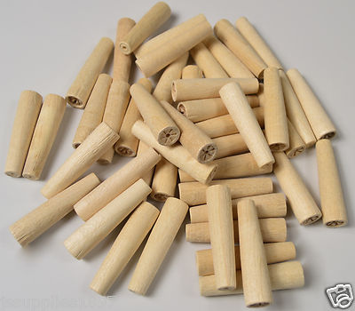 WOODEN HARD PEGS 50mm NON POROUS SPILES QTY 25 cask beer real ale ...