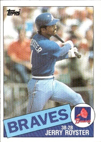 1985 Topps #776 Jerry Royster Atlanta Braves Baseball | eBay