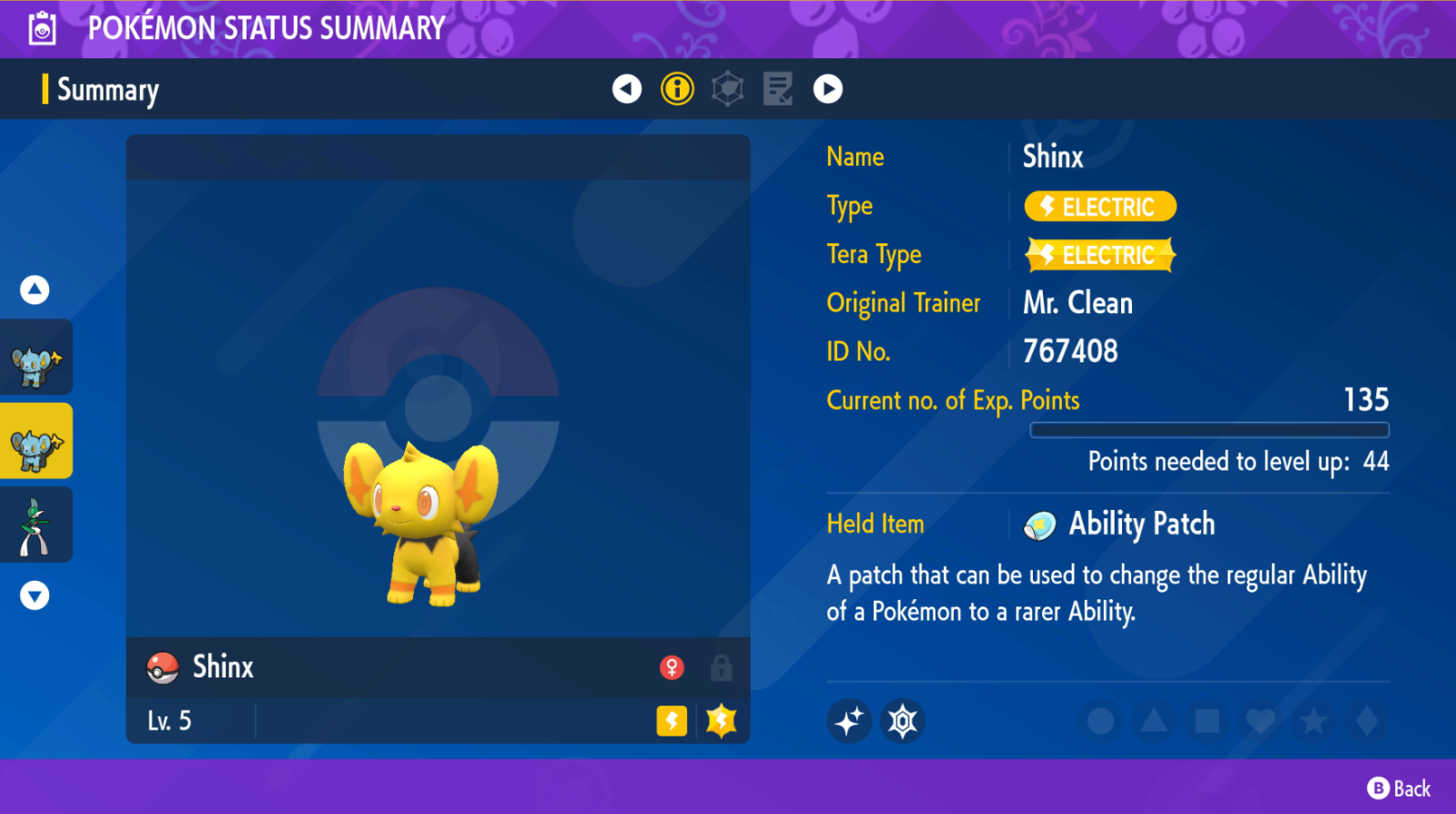 6IV 🌟SHINY🌟 SHINX POKEMON SCARLET & VIOLET SHINY/NON-SHINY | eBay
