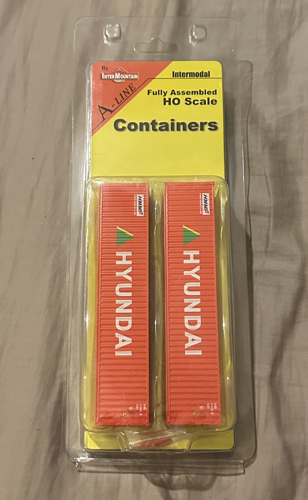 InterMountain HO 30267-01 Hyundai - HDMU 40' Corrugated Container 2 ...