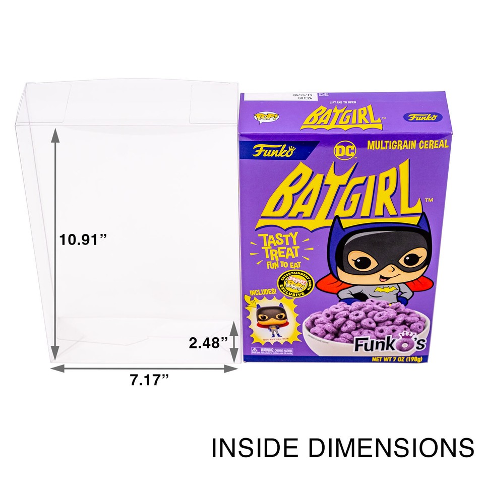 Funko Cereal Box Protector Case for FunkO's Pop Boxes Plastic Display ...