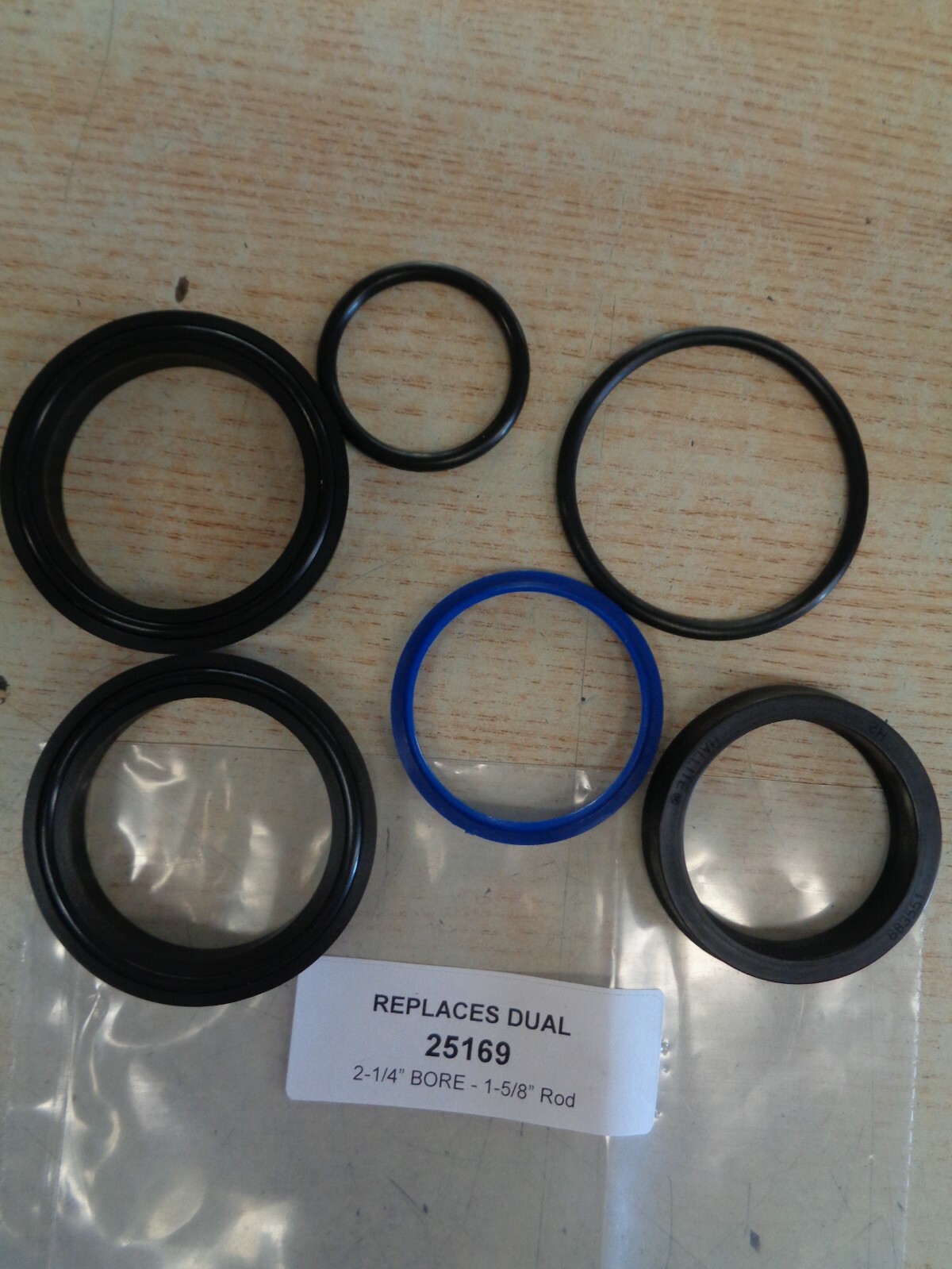 25169 Lift Cylinder Seal Kit for some Dual 175 Loader 2-1/4" bore 1-5/8 ...