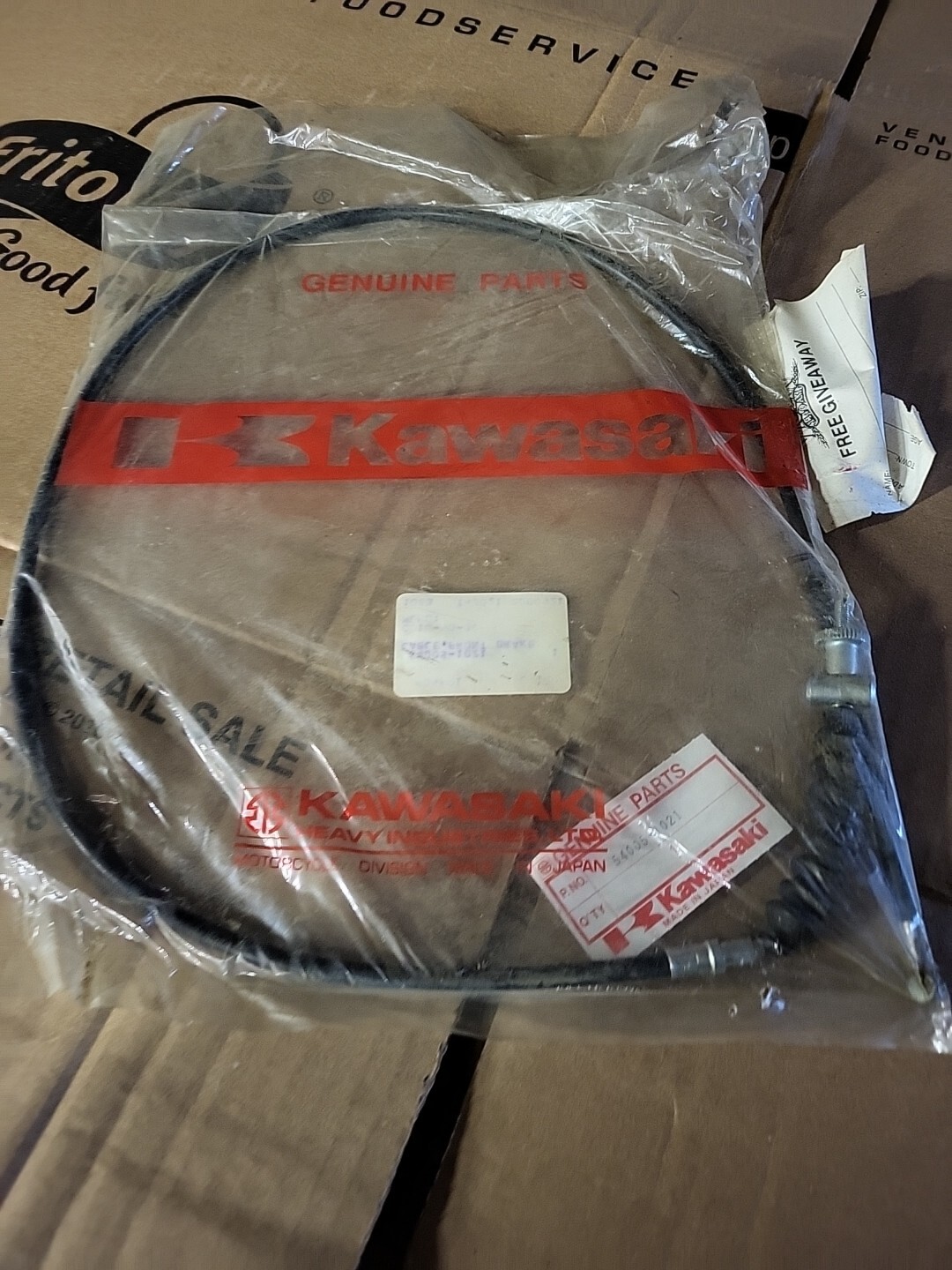OEM Kawasaki Front Brake Cable Kd80 Km100 54005-1021 NOS for sale ...