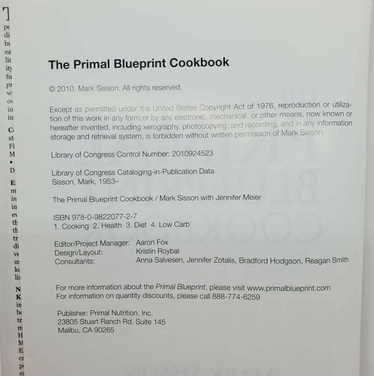 Primal Blueprint Cookbook : Primal, Low Carb, Paleo, Grain-Free, Dairy ...