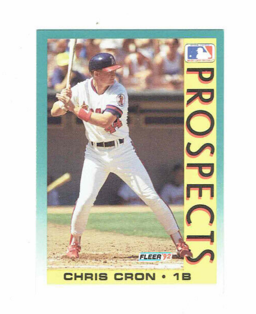 Chris Cron Angels Prospects 1B #656 Fleer 1992 #Baseball Card | eBay