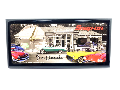 Snap On Tools Clock "It's Classic" Vintage Wall Clock Of Classic Cars ...