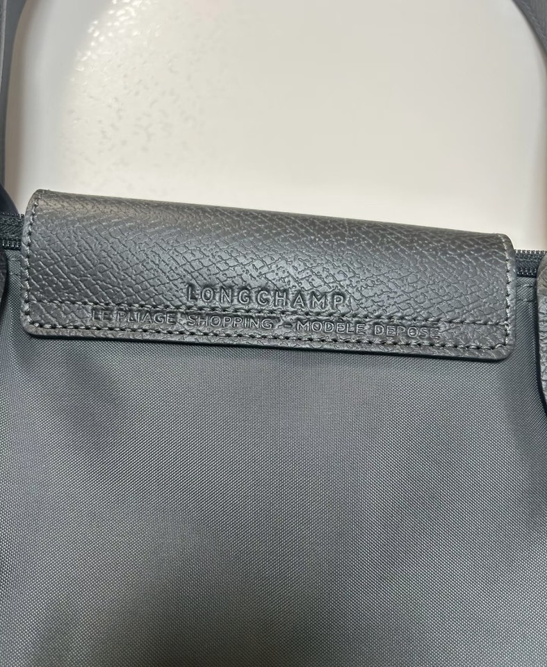 Longchamp Le Pliage Graphite Large | eBay