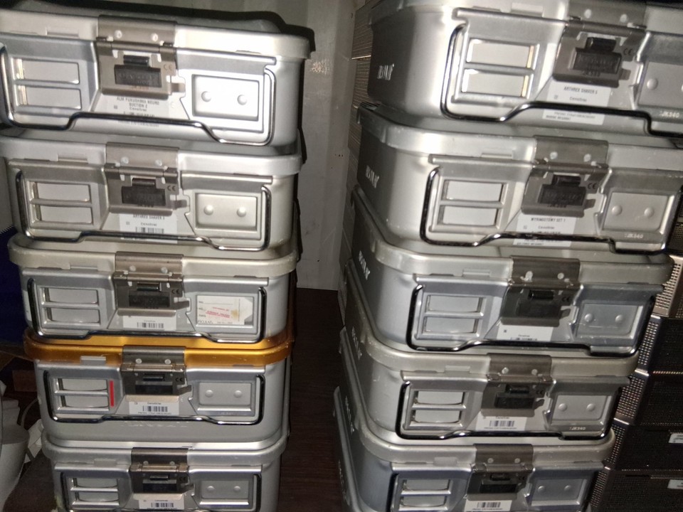 Lot of 170 Aesculap Baskets and cases | eBay