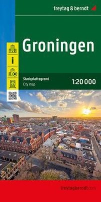 Groningen, Stadtplan 1:20.000, freytag & berndt [Sheet map, folded ...