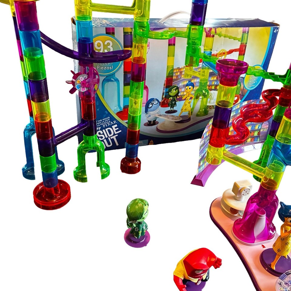 Disney Parks Pixar Inside Out Marble Run Joy Fear Sadness Anger Toy | eBay
