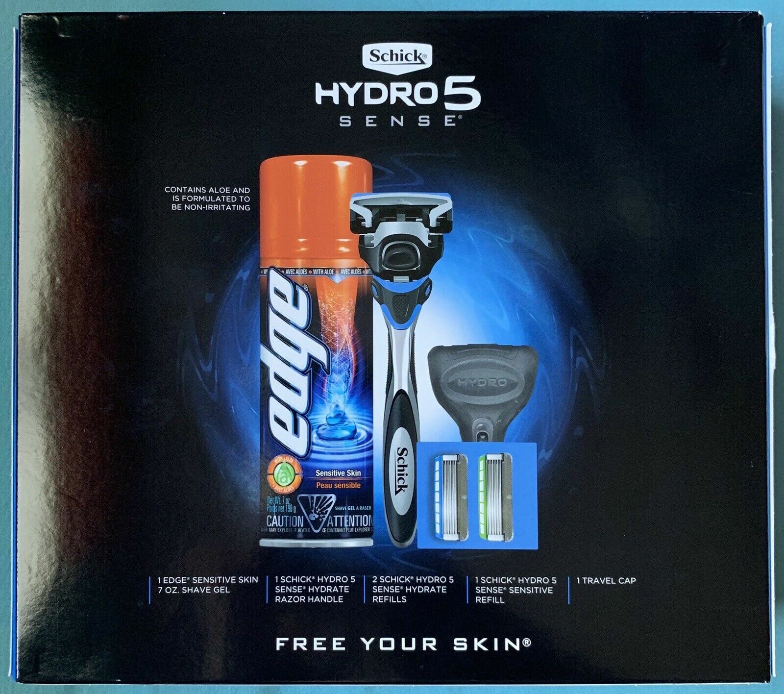 HOLIDAY GIFT SET - Schick Hydro 5 Mens Grooming Set | eBay