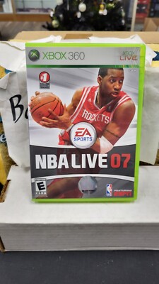 CIB NBA LIVE 07 BASKETBALL 2007 MICROSOFT XBOX 360 VIDEO GAME COMPLETE ...