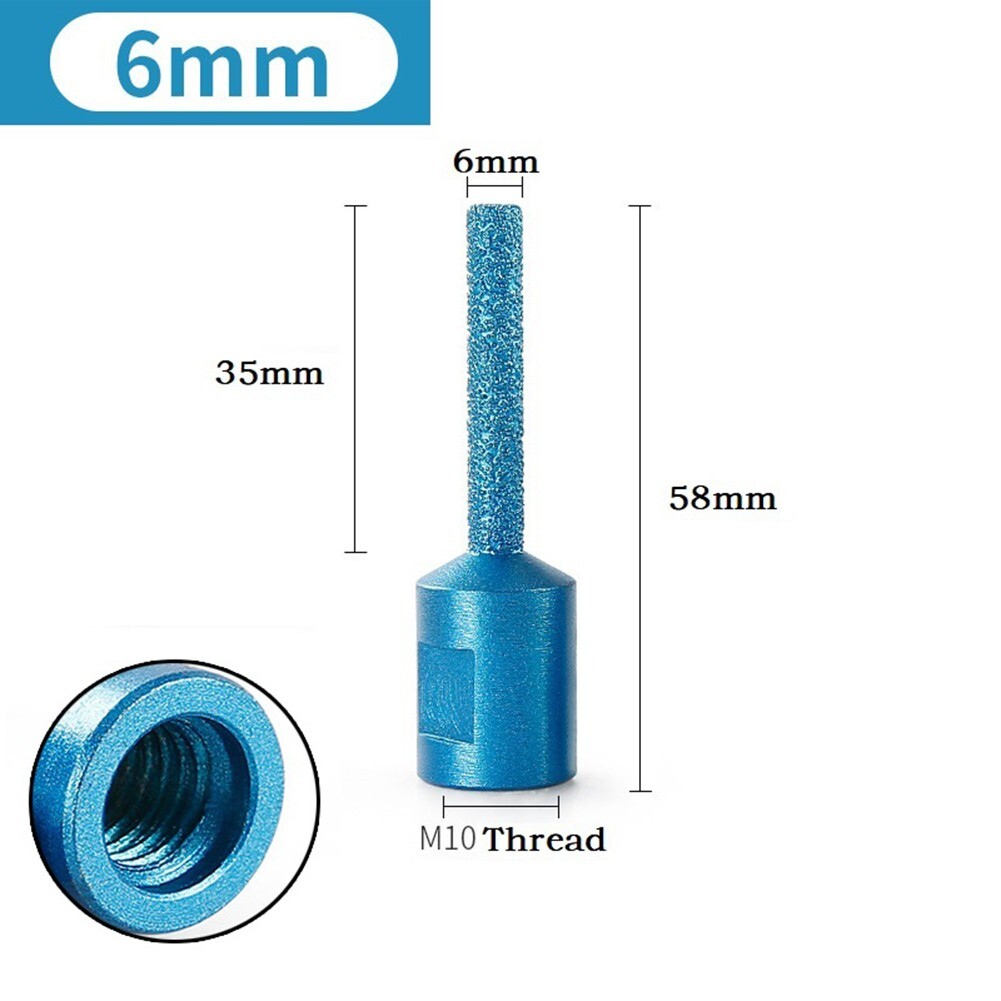 Heavy Duty Finger Bit Milling Cutter for Ceramic Tile M10 Thread | eBay