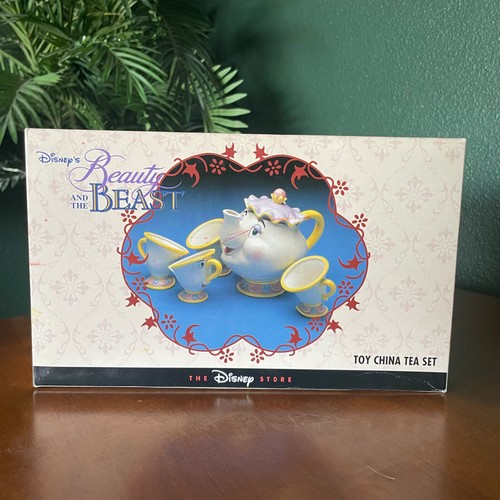 Vintage Disney Beauty and the Beast Toy China Tea Set Mrs. Potts & Chip ...