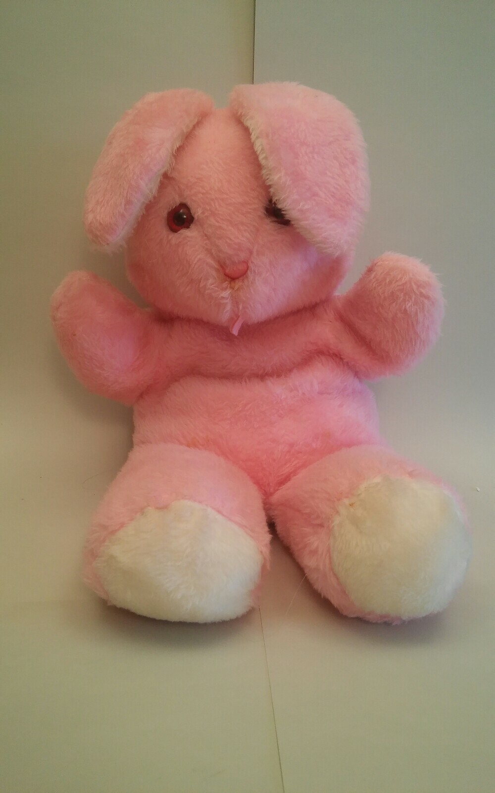 001B Large Pink Stuffed Bunny 20" Tall | eBay
