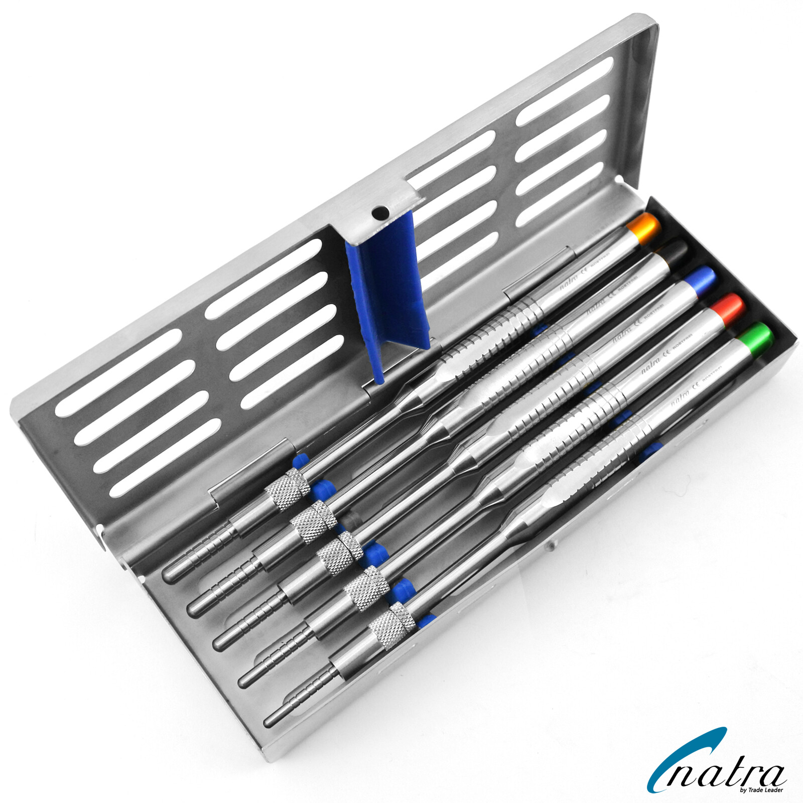 5 Osteotome set osteotomy convex sinus implant lift bone Surgical tray ...