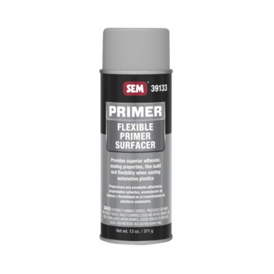 13 oz SEM Flexible Plastic Primer Surfacer Aerosol Spray Gray 39133 ...
