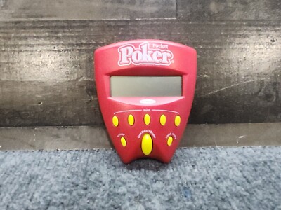 Radica Pocket Poker Draw & Deuces (Red, 1999) Handheld Electronic Game ...