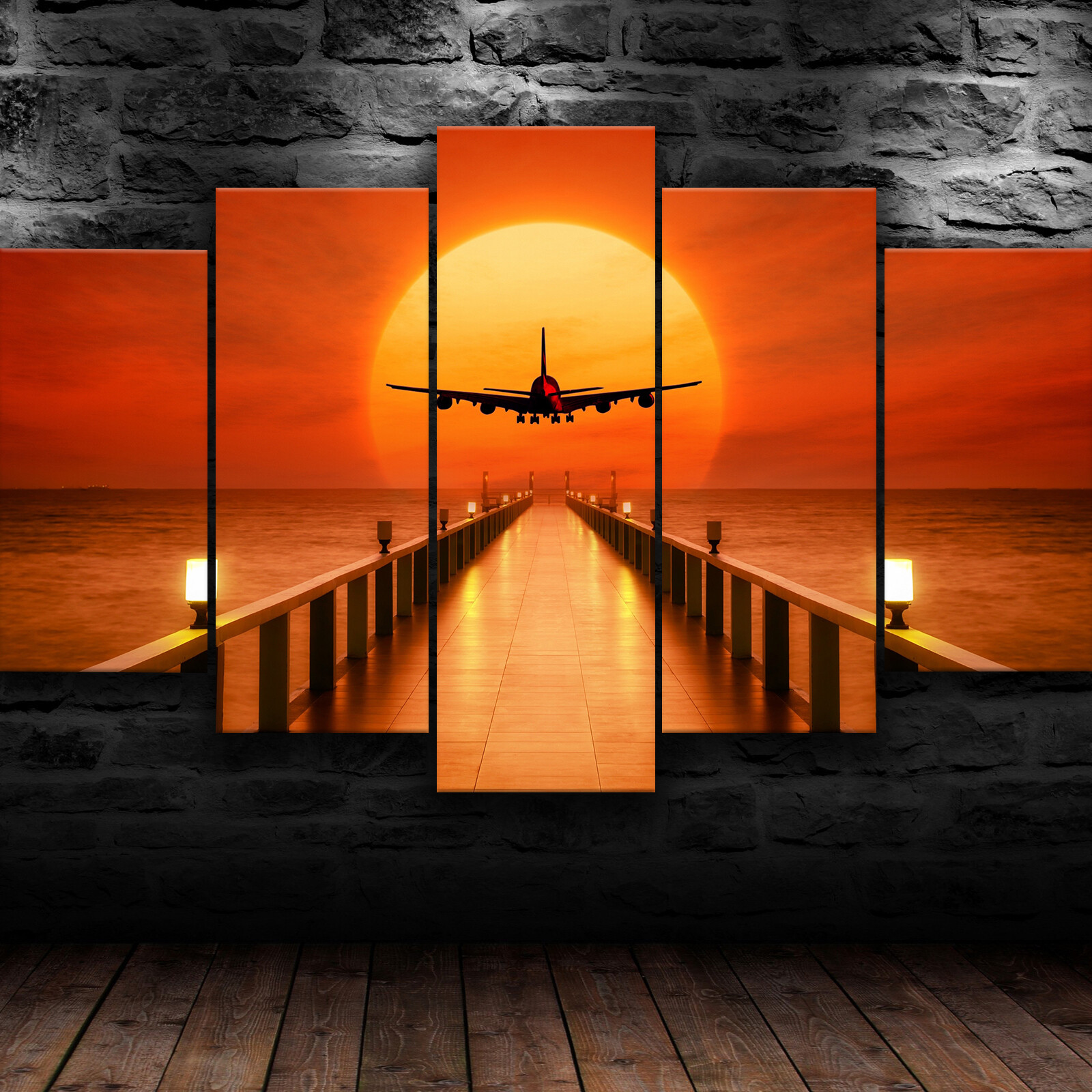 Abstract Airplane Art