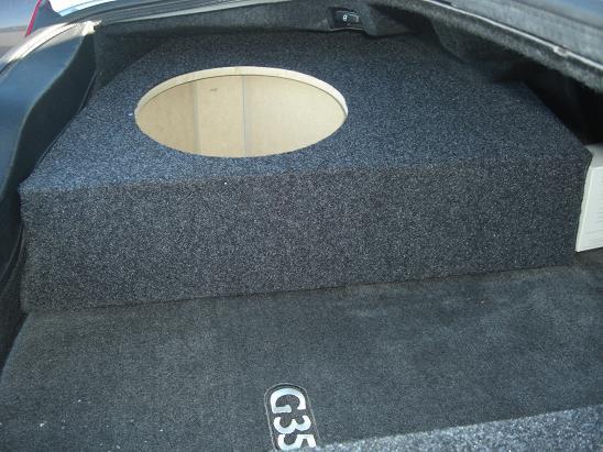 For Infiniti G35 Coupe - Drivers Side Custom Sub Box Subwoofer Speaker ...