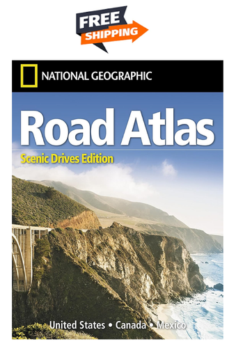 National Geographic Road Atlas 2025: Scenic Drives Edition [United ...