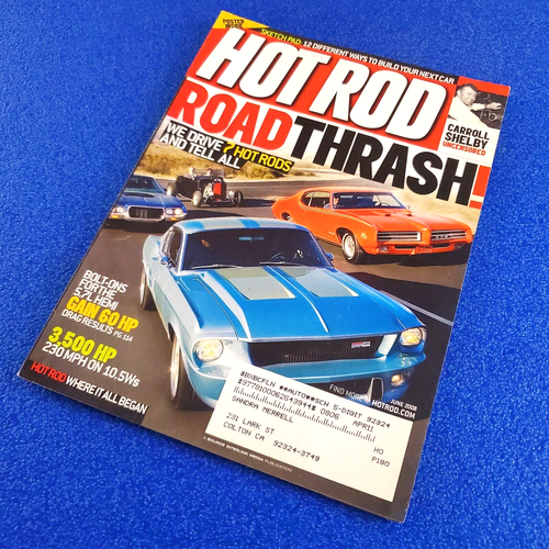 HOT ROD: ROADTHRASH! WE DRIVE 7 HOT RODS AND TELL ALL JUNE 2008 ...