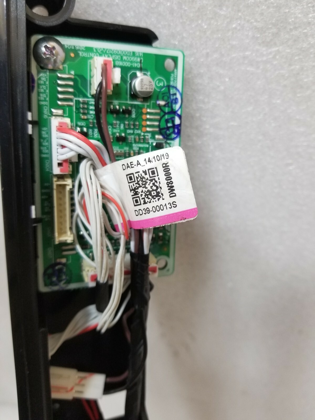 DD97-00590K DD97-00609C OEM Samsung Dishwasher Control Display Panel ...