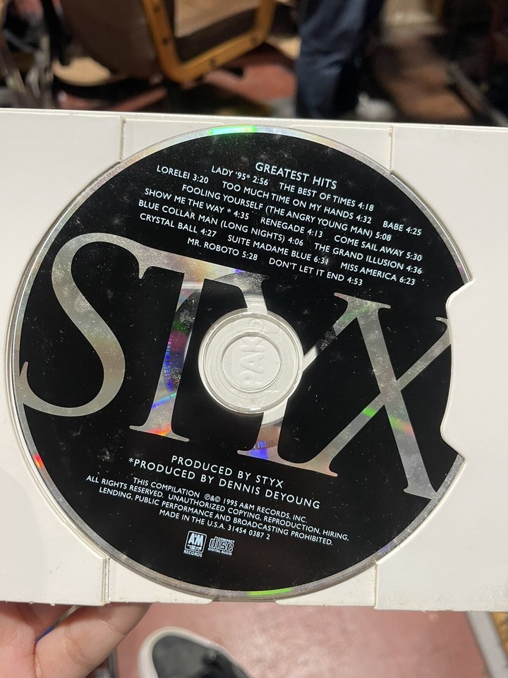 CD STYX Greatest Hits signed autograph rare | eBay