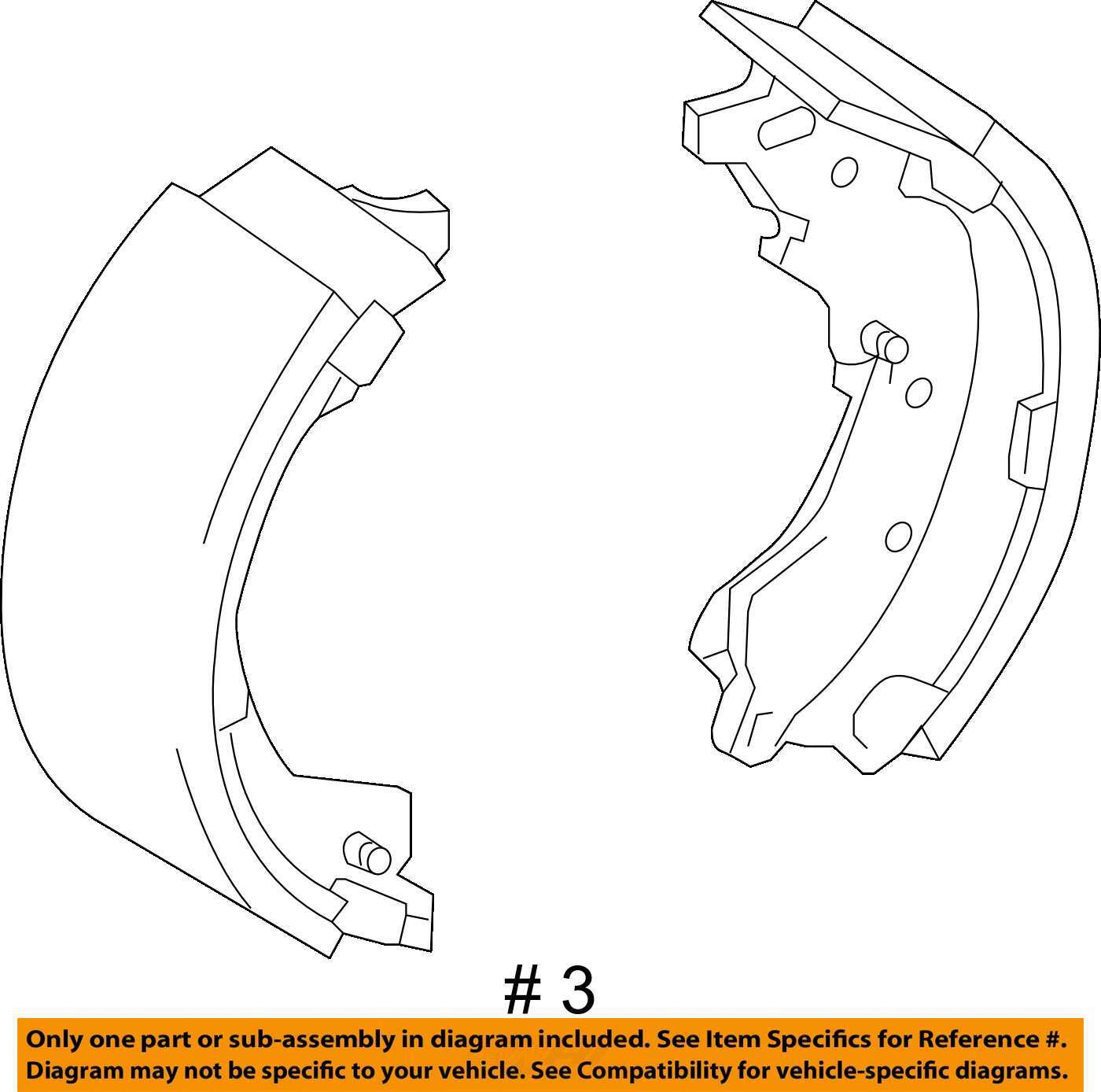 TOYOTA 0449504010 Genuine OEM Brake Shoes for sale online | eBay