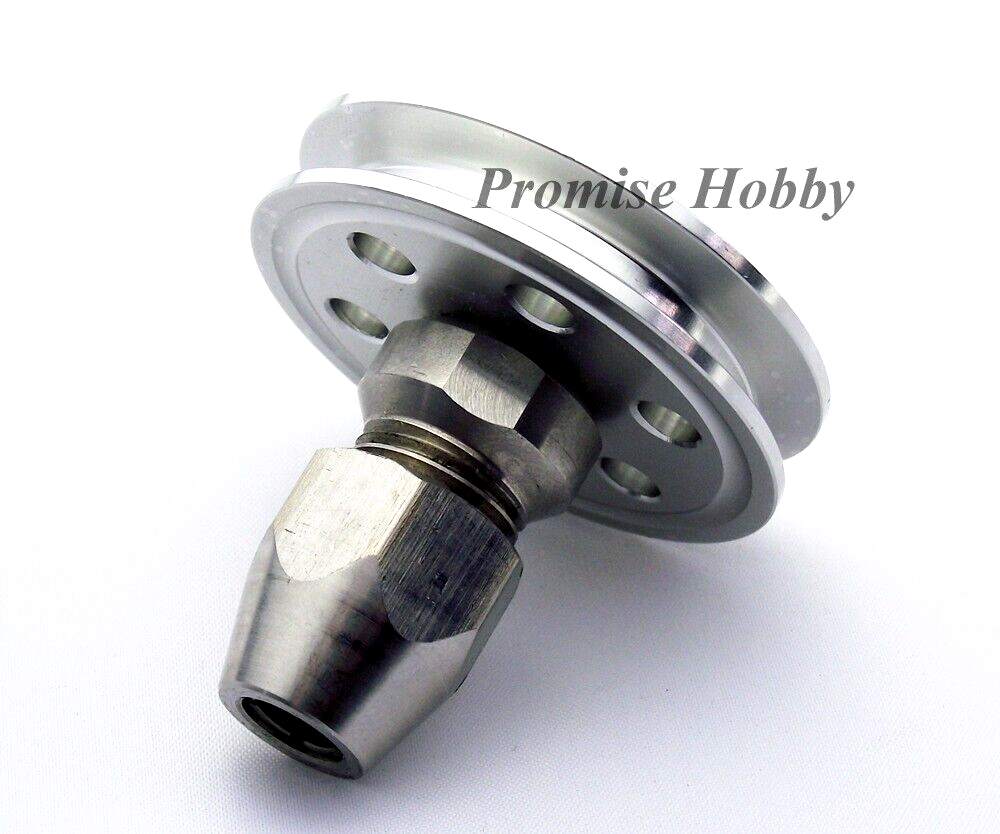 Alloy 1/4" Flex Collet Coupler w/ Fly Wheel & Belt for Zenoah Gas ...