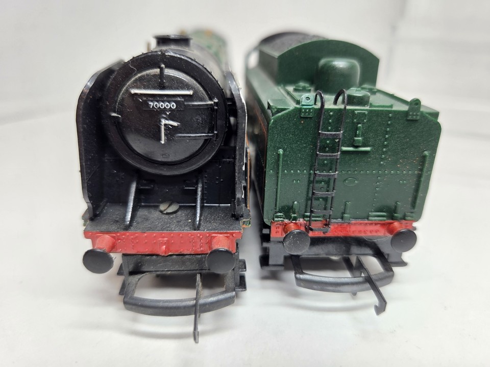 HO SCALE HORNBY LOCOMOTIVE & TENDER BRITANNIA #70000 PARTS OR REPAIR | eBay