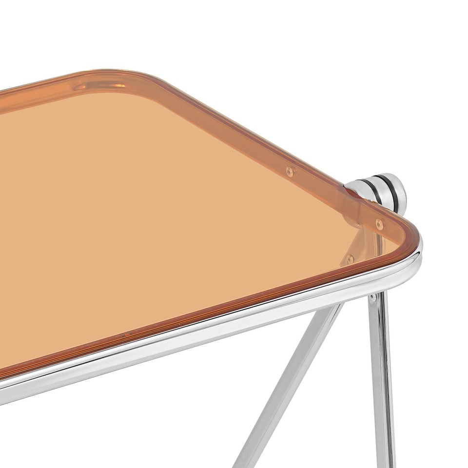 Clear Folding Table Camping BBQ Dining Table Indoor Outdoor Work ...