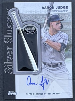 Aaron Judge 2022 Topps Silver Slugger Patch Auto /10 | eBay