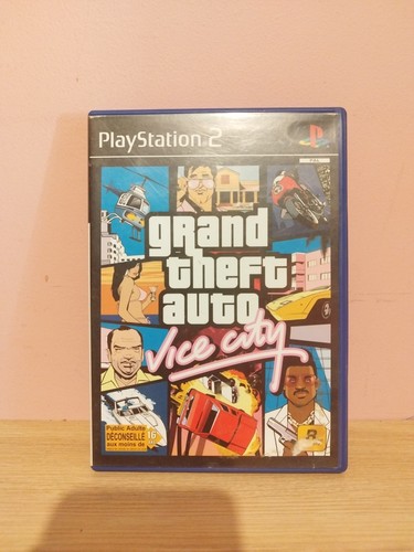 GRAND THEFT AUTO VICE CITY Black Label SONY PS2 PAL FRANÇAIS GTA ...