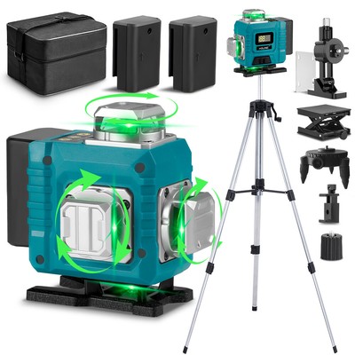 16 Lines 4D Laser Level 360° Self Leveling Rotary Level Measure Tool ...