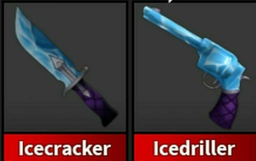 MM2 Icecracker & Icedriller set 🔫🎅 🎄🗡- 2020 Christmas - Legendary Ice ...