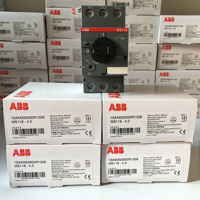 1PC ABB MS116-4 MS116-4.0 2.5-4.0A Circuit Breaker Manual Motor Starter ...
